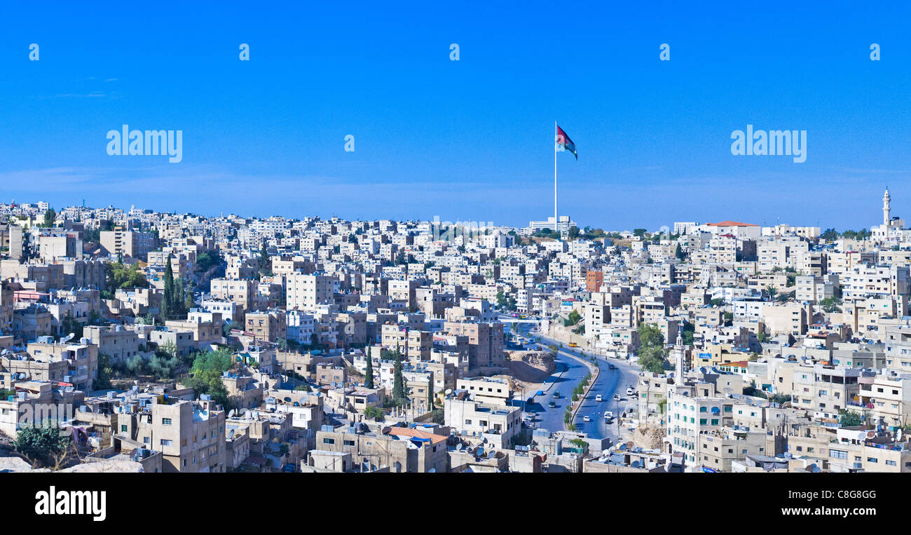 Elevated view of Amman, Jordan Stock Photo - Alamy