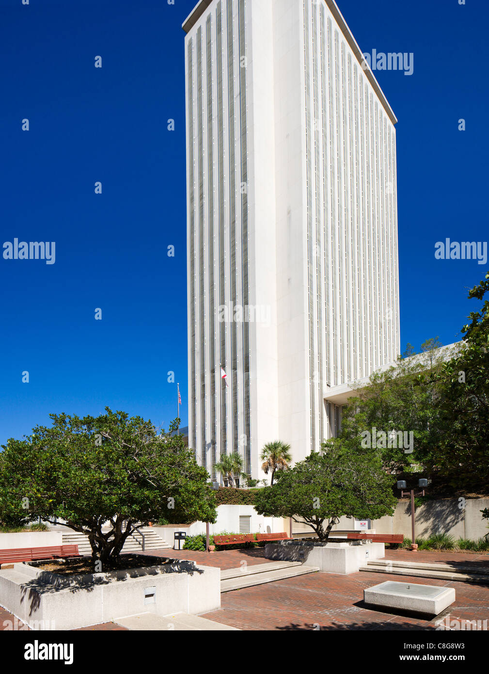 The Modern State Capitol Building Tallahassee Florida Usa Stock