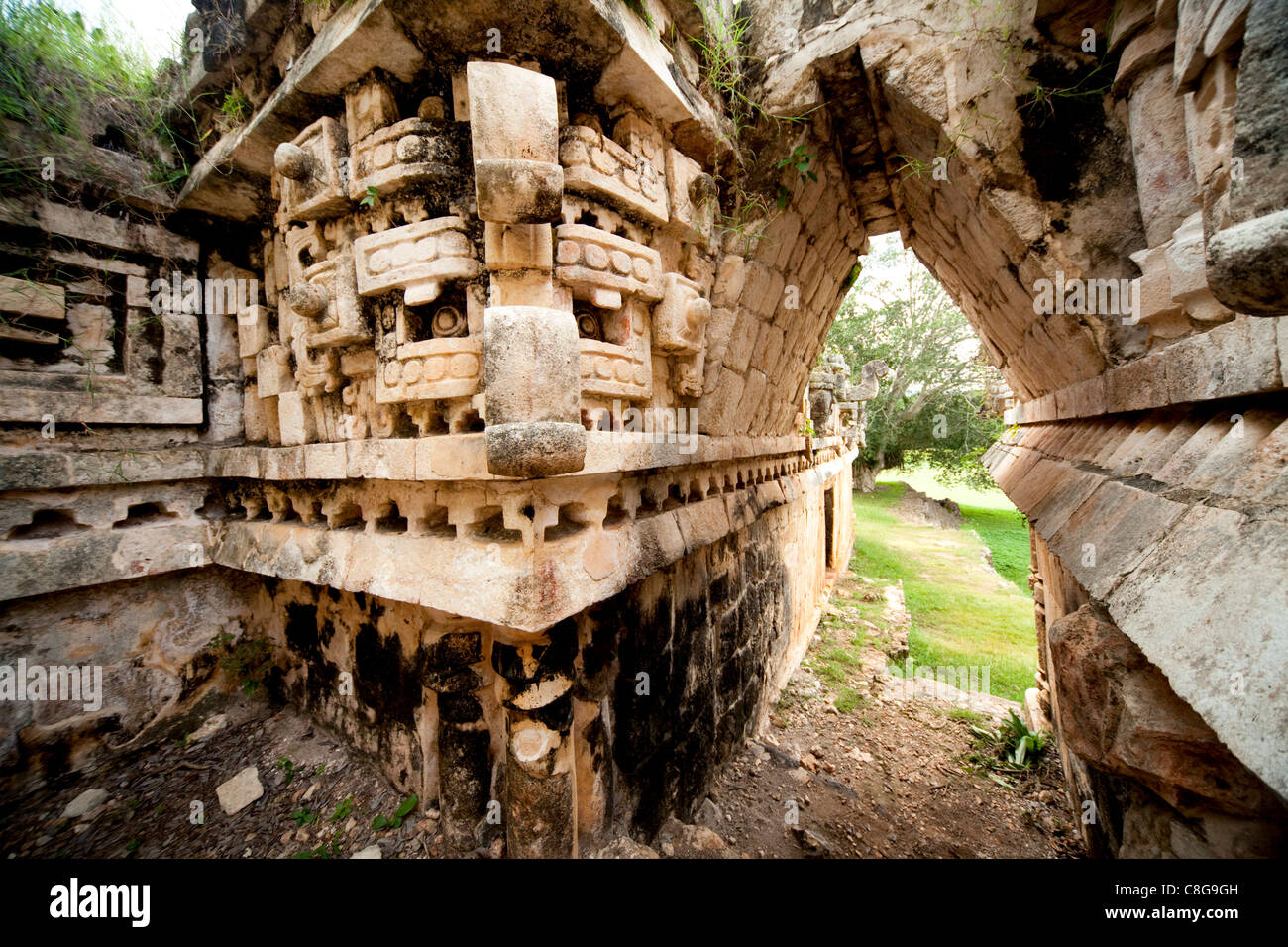 Palace of Labna, Mayan ruins, Labna, Yucatan, Mexico Stock Photo - Alamy