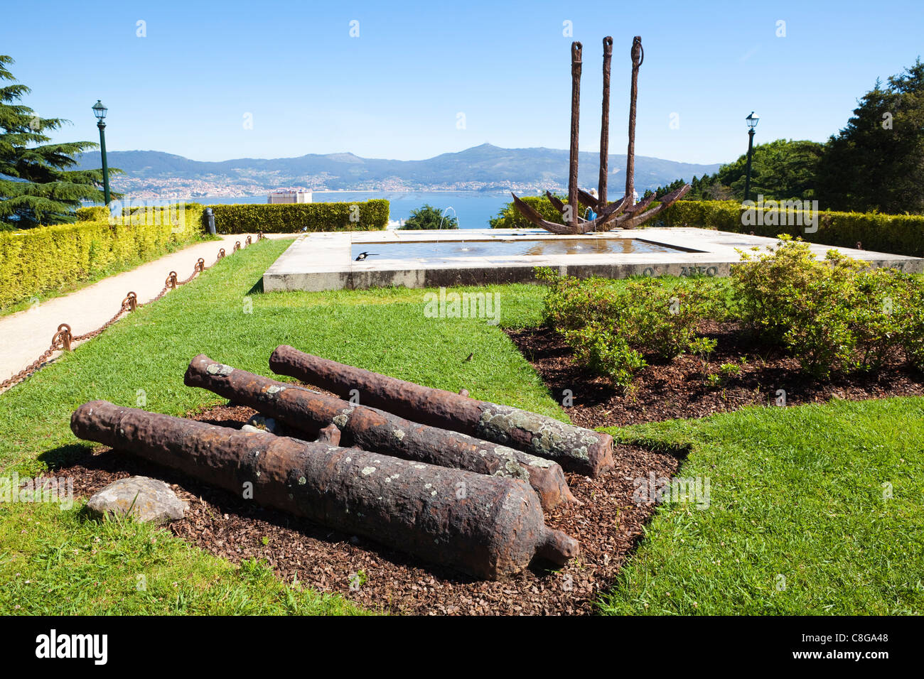 Castro Park, Vigo, Galicia, Spain Stock Photo - Alamy