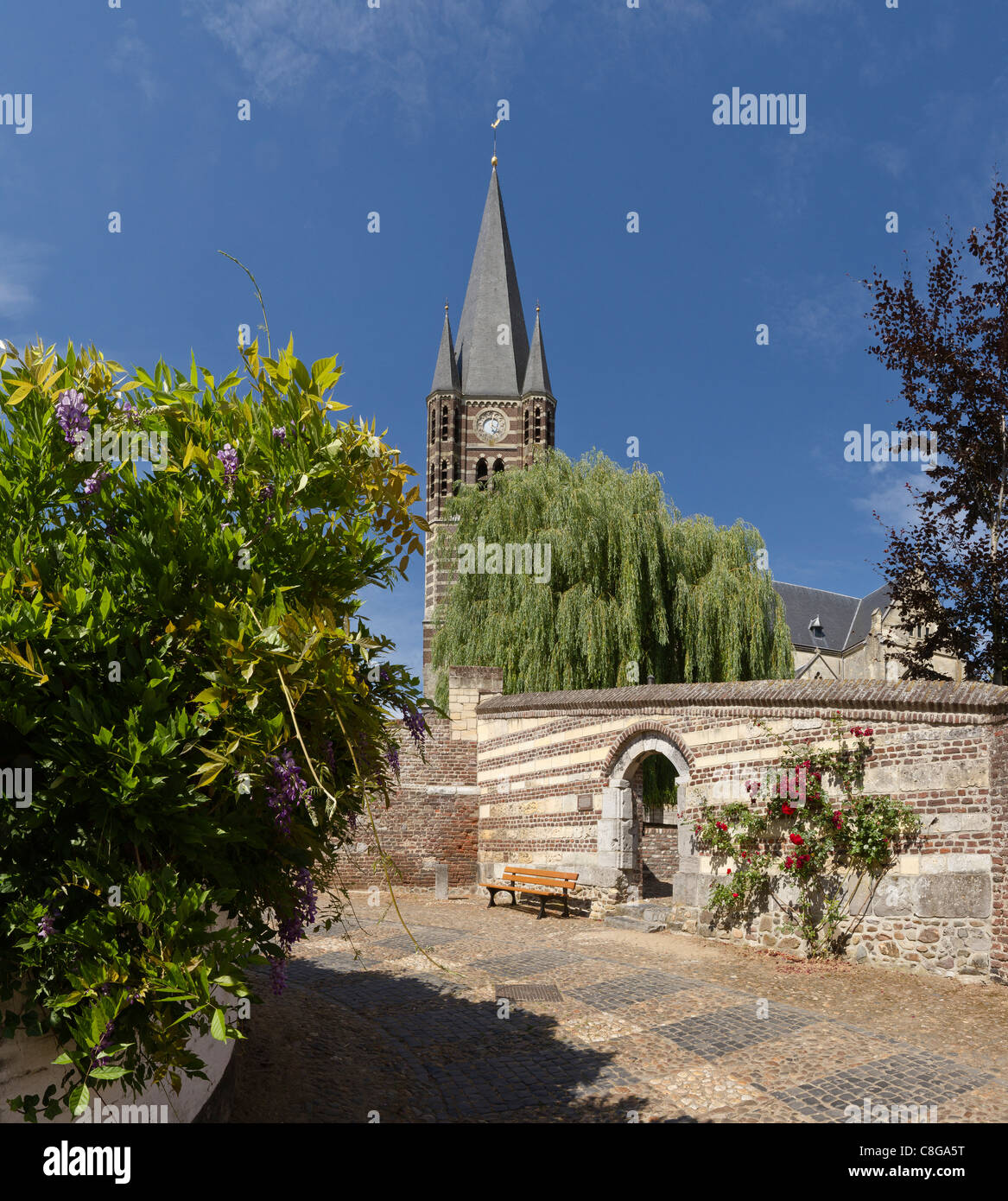 Netherlands, Europe, Holland, Limburg, Thorn, Saint Michael, church ...