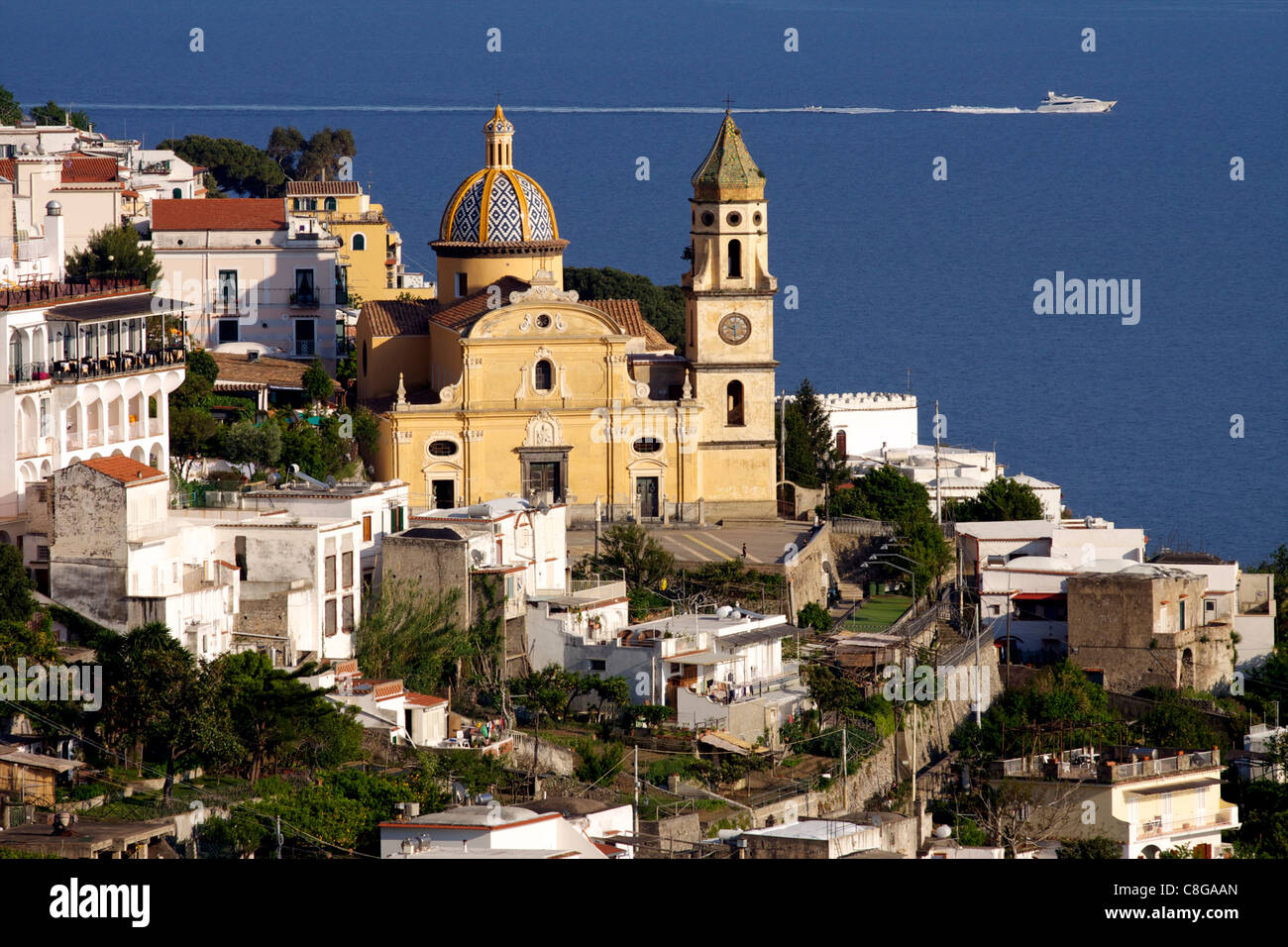 Amalfi coast italy praiano hi-res stock photography and images - Alamy