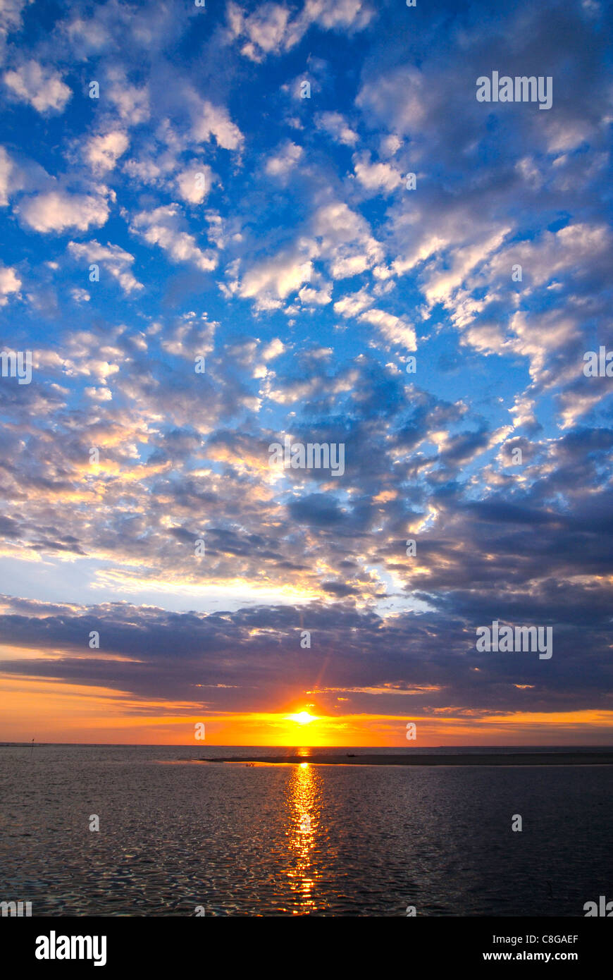 Sunset, Morondava, Madagascar, Indian Ocean Stock Photo - Alamy