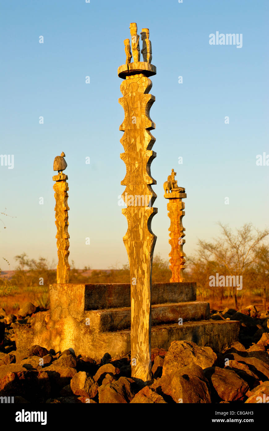 Traditional cemetery, near Toliara, Madagascar Stock Photo - Alamy