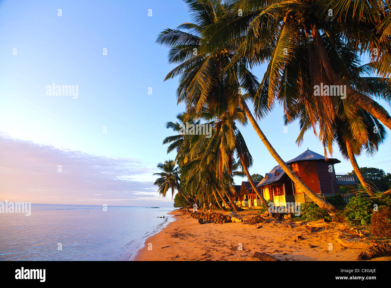 Idyllic sandy beach and clean water at Ile Sainte Marie, Madagascar ...