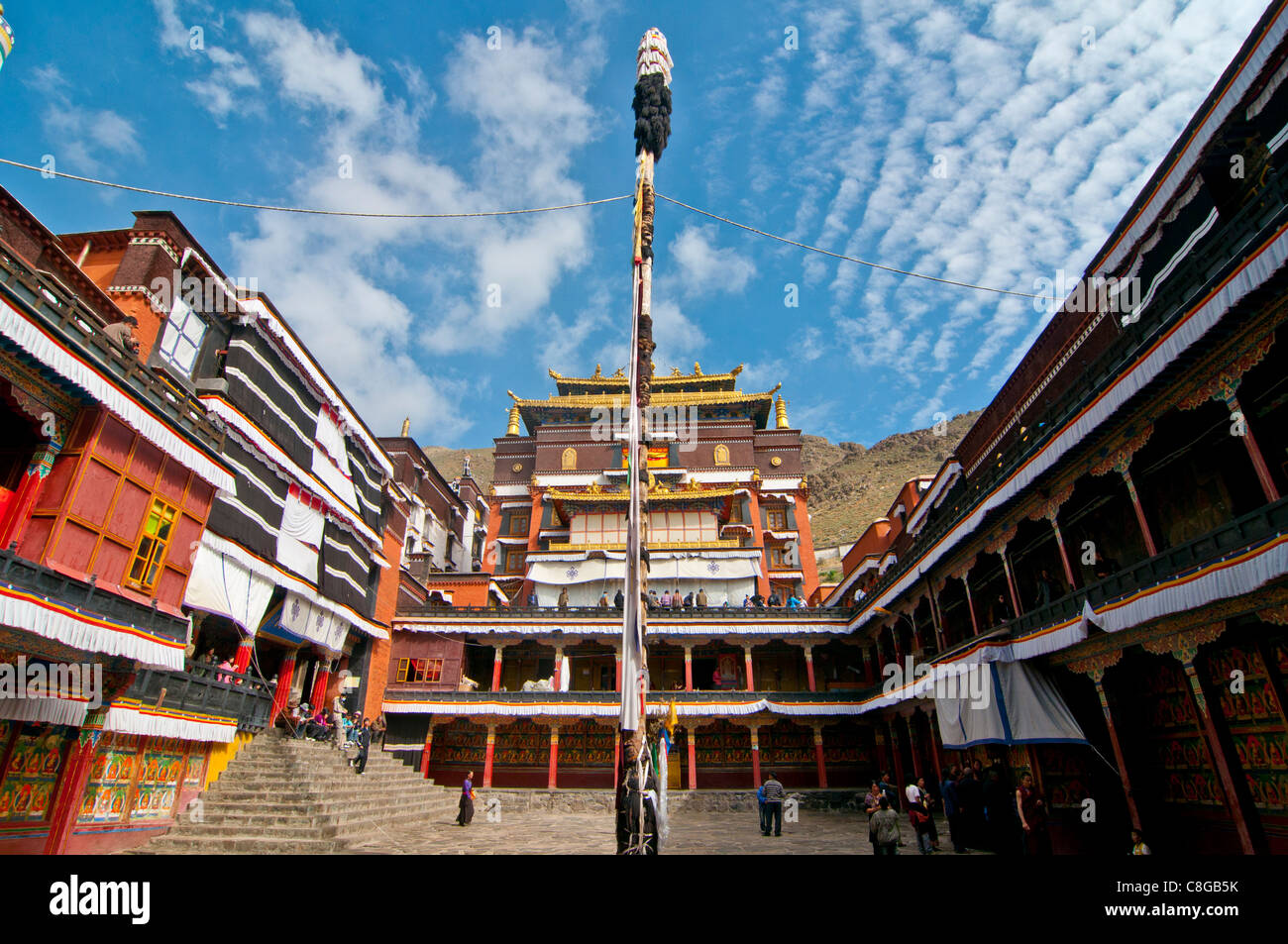 Tashilumpo monastery, Shigatse, Tibet Autonomous Region, China Stock ...