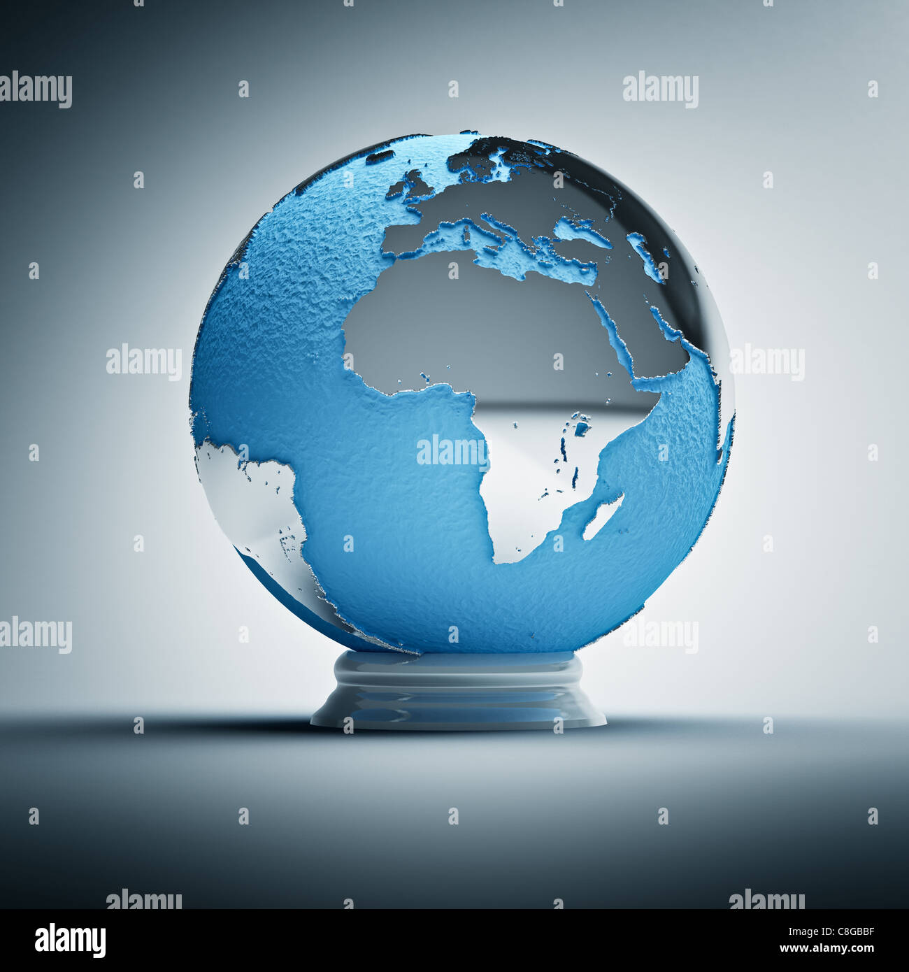 fine 3d image of classic globe world Stock Photo - Alamy