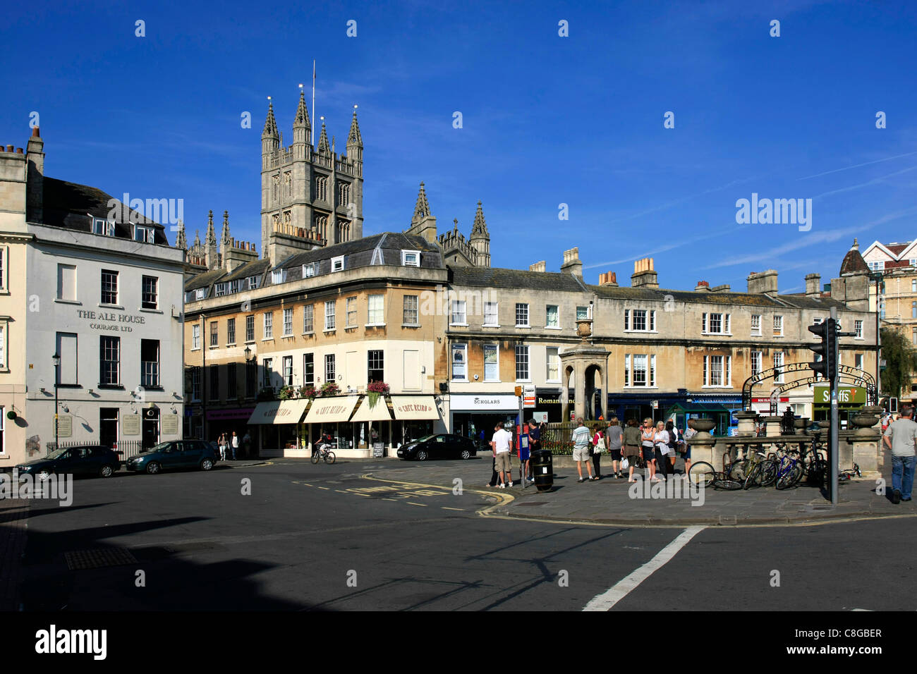 Terrace Walk in Bath Somerset Stock Photo - Alamy