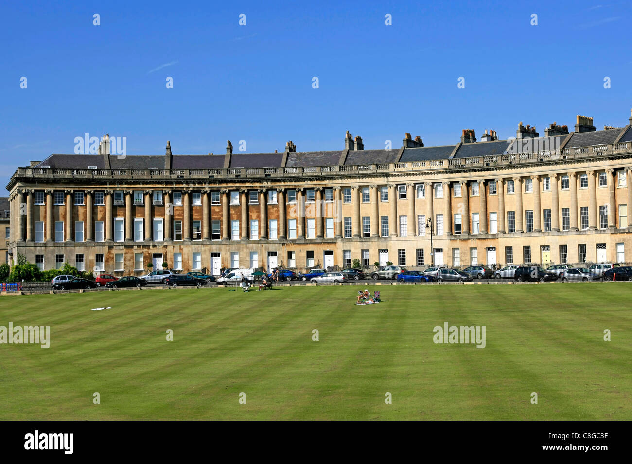 The Royal Crescent in Bath Stock Photo - Alamy