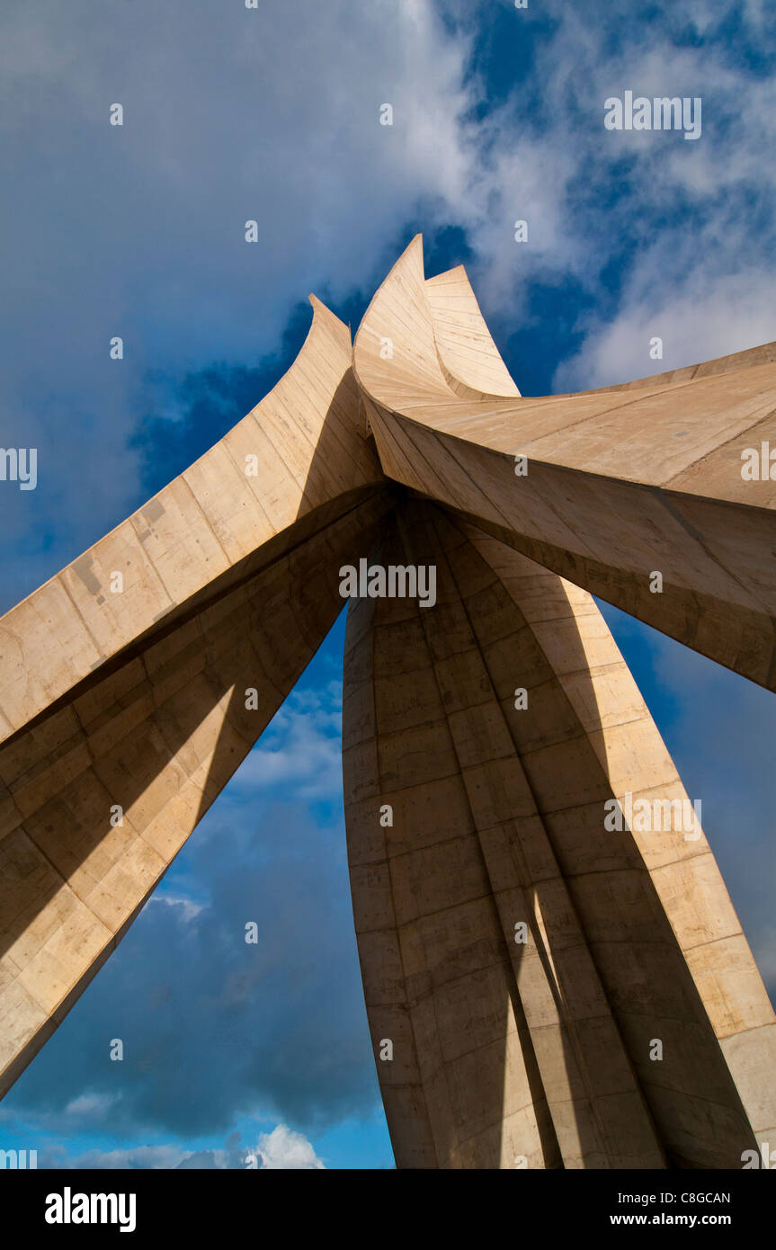 The Martyrs monument, Algiers, Algeria, North Africa Stock Photo - Alamy