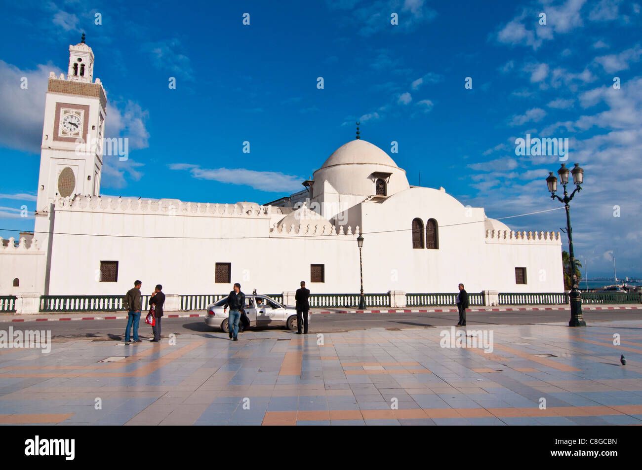 Djamaa El Djedid (Mosque of the Fisherman) on Place Port Said, Algiers, Algeria, North Africa ...