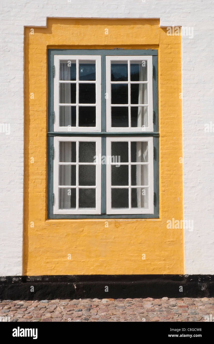 Window of Augustenborg Palace, Als Island, South Denmark, Europe Stock ...