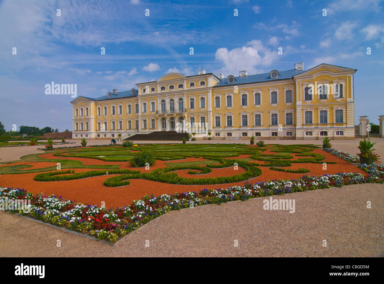 Rundale Palace, Latvia, Baltic States Stock Photo - Alamy