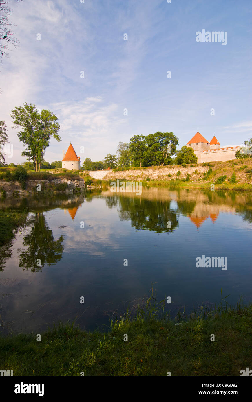 Kuressaare castle on Saaremaa Island, Estonia, Baltic States Stock ...