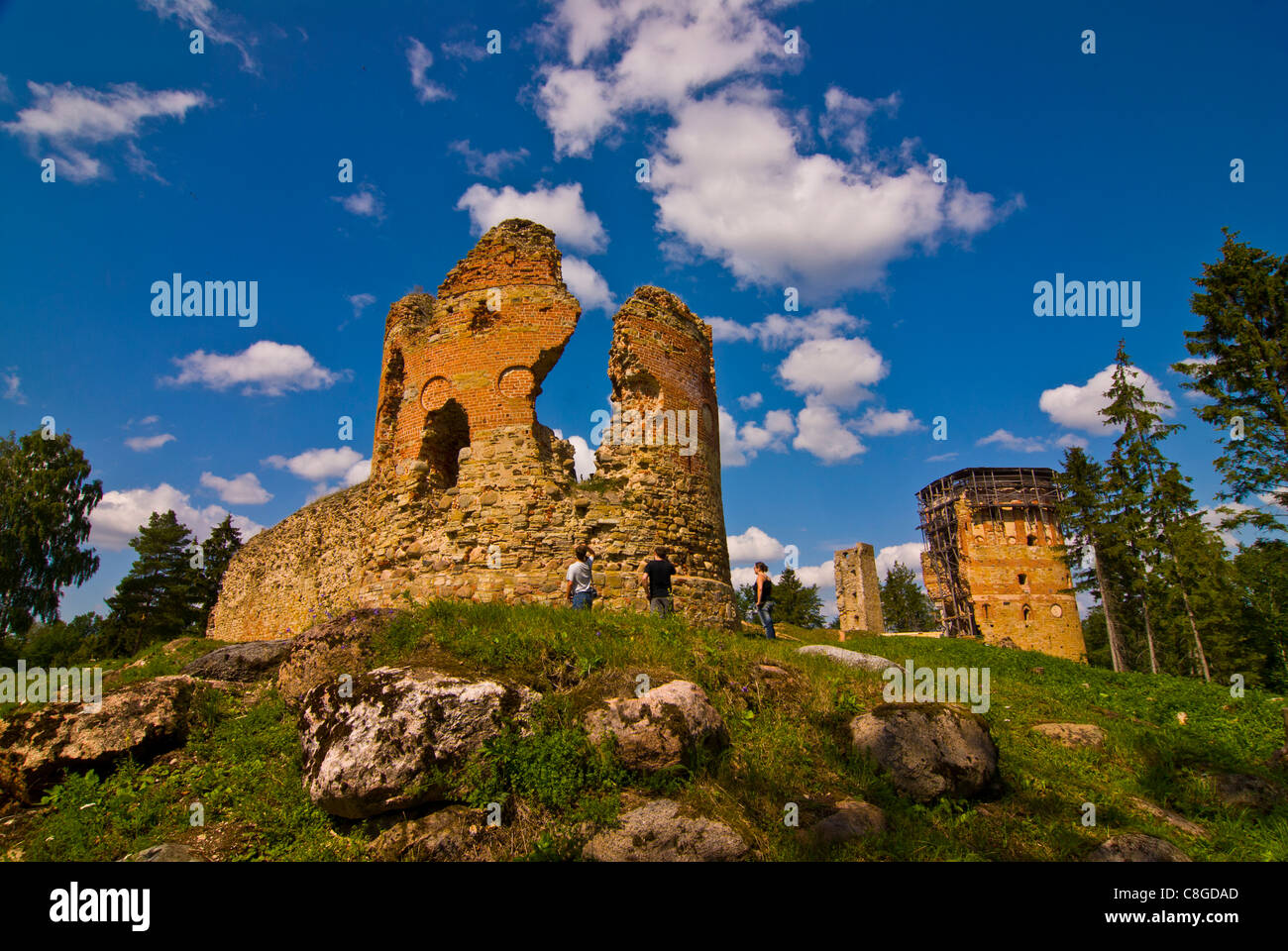 Vastseliina Castle, Southeastern Estonia, Baltic States Stock Photo - Alamy