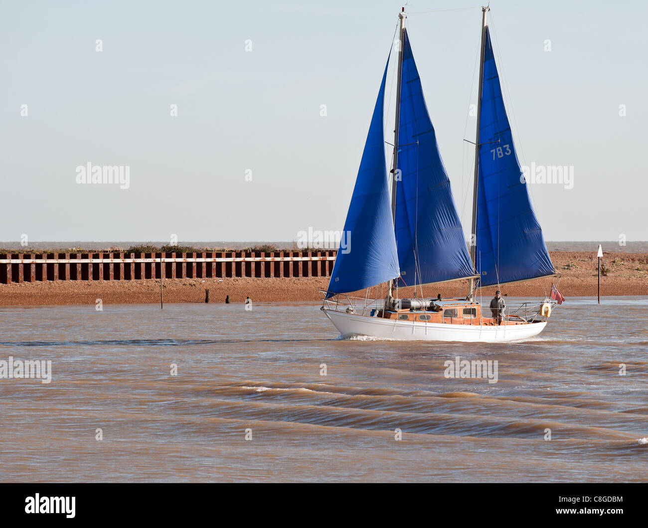 Blue sails hi-res stock photography and images - Alamy