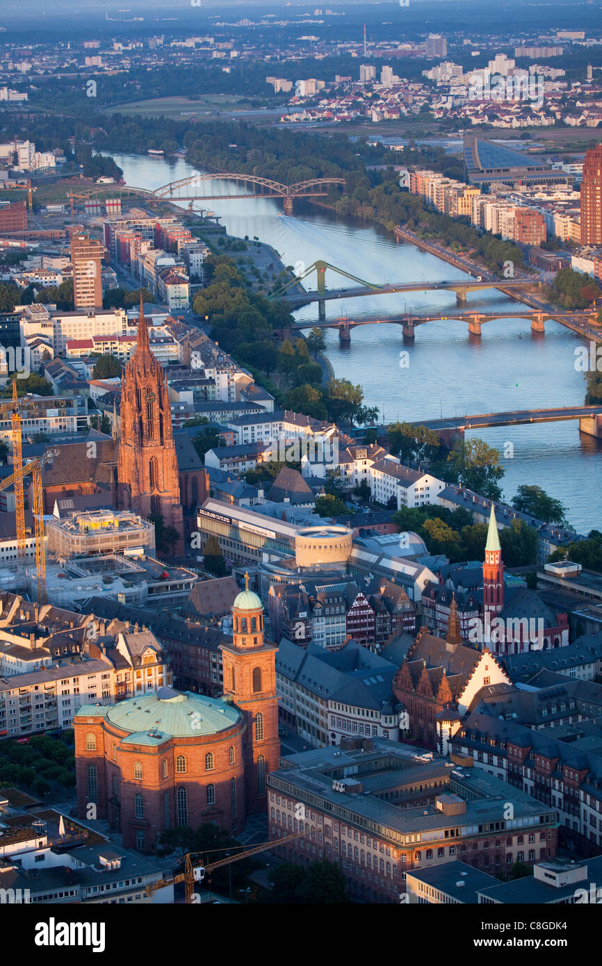 The Main River in Frankfurt am Main, Hesse. Germany Stock Photo - Alamy