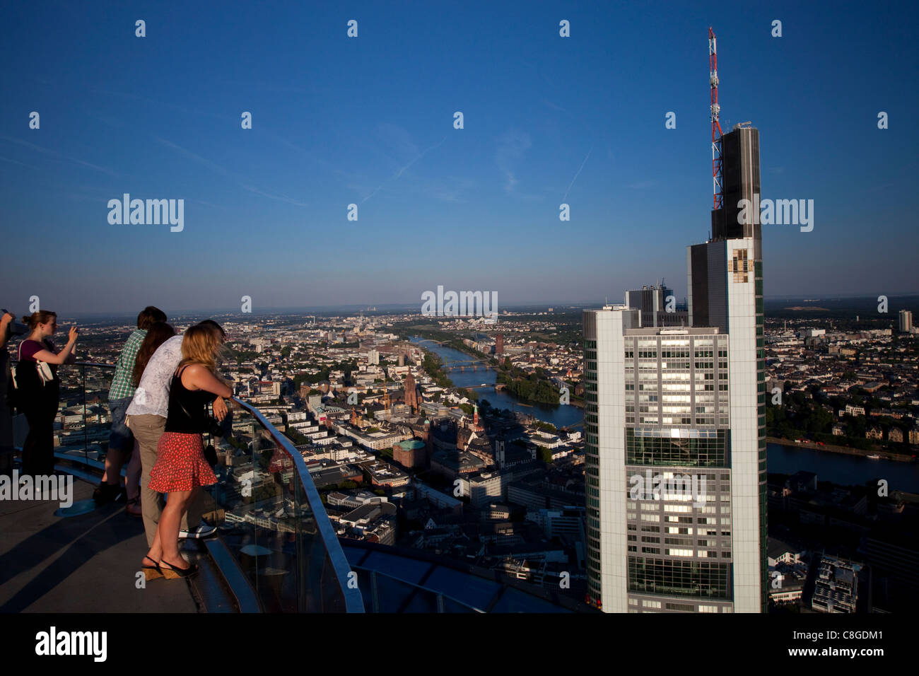 Frankfurt tower view hi-res stock photography and images - Alamy