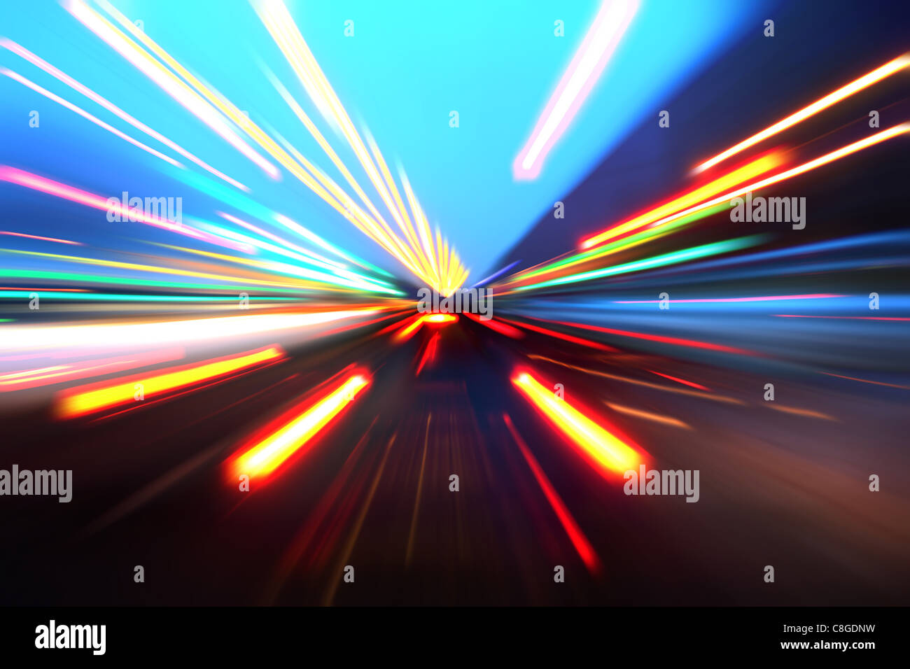 acceleration speed on the road Stock Photo - Alamy