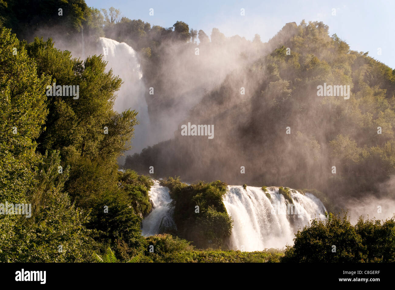Marmore falls, Marmore, Terni, Umbria, Italy Stock Photo - Alamy