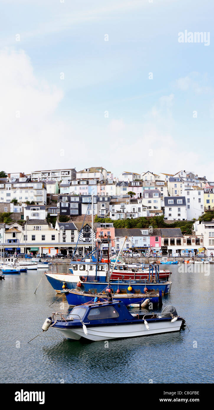 Panorama brixham harbour in hi-res stock photography and images - Alamy