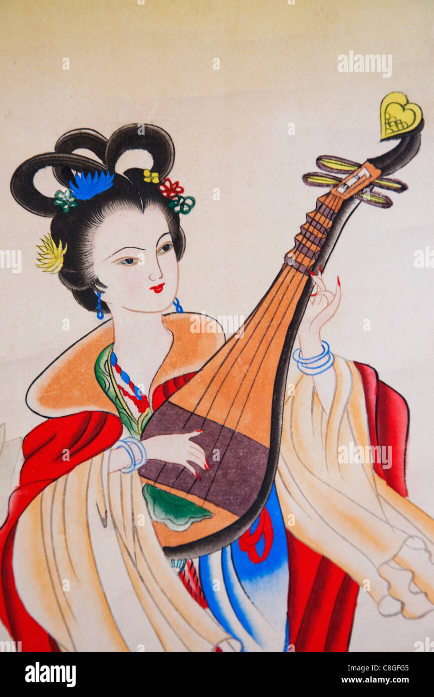 Asia, Vietnam, Hanoi, Temple of Literature, Art, Artwork, Chinese Music ...