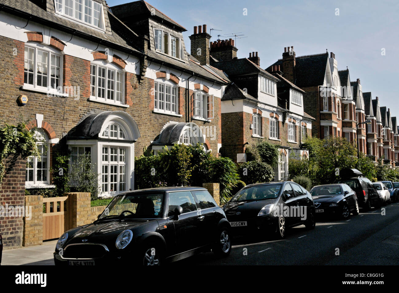 Residential Street, Belsize Park, London NW3 Stock Photo - Alamy