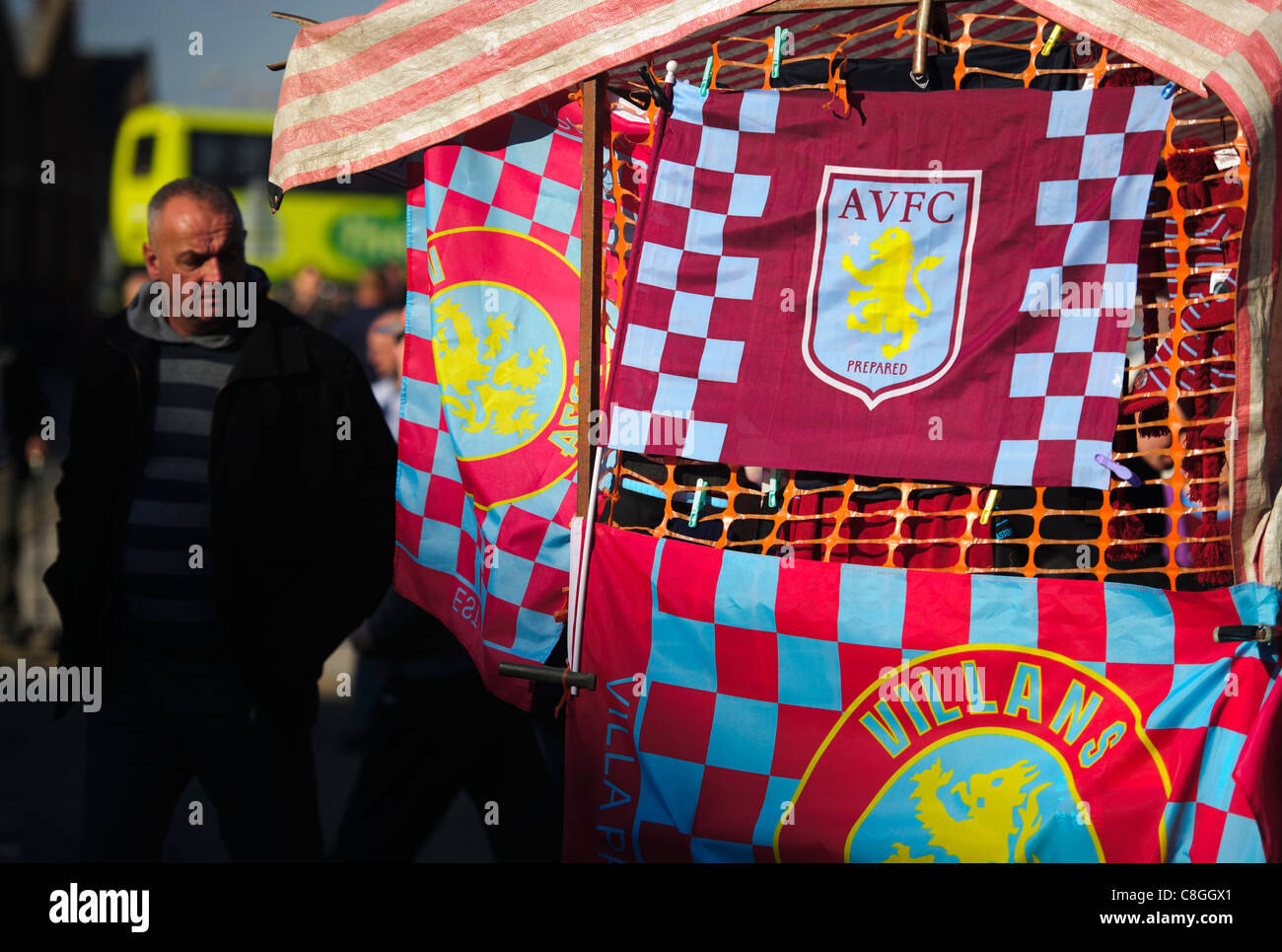 Aston villa flag hi-res stock photography and images - Alamy