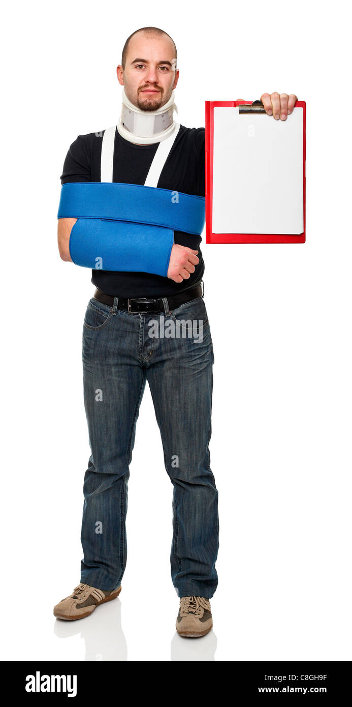 Broken leg man hi-res stock photography and images - Alamy