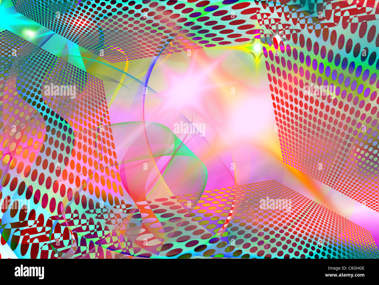 abstract gradient ribbon template Stock Photo - Alamy