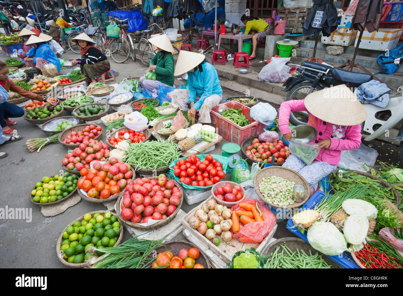 Asia, Vietnam, Hoi An, Hoian, Faifo, Hoi An, Old Town, Market, Markets ...