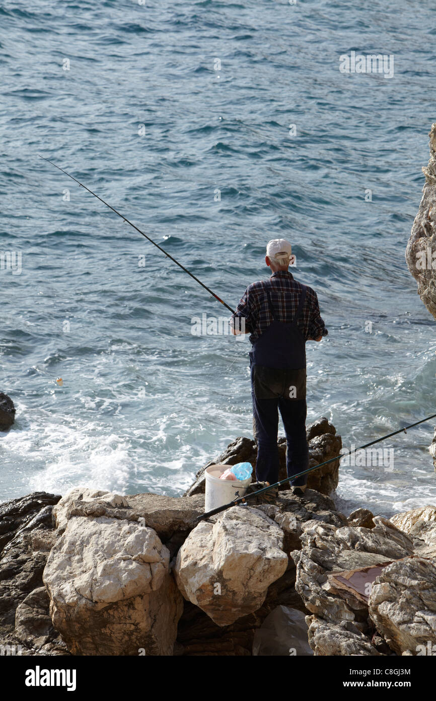 Old man fisherman hi-res stock photography and images - Alamy