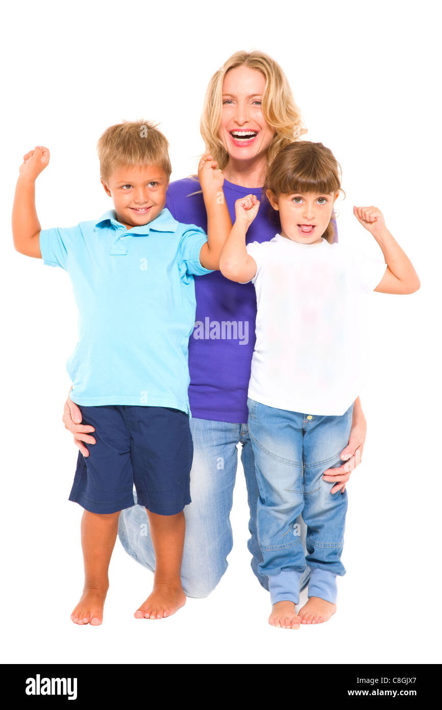 mother with children Stock Photo - Alamy
