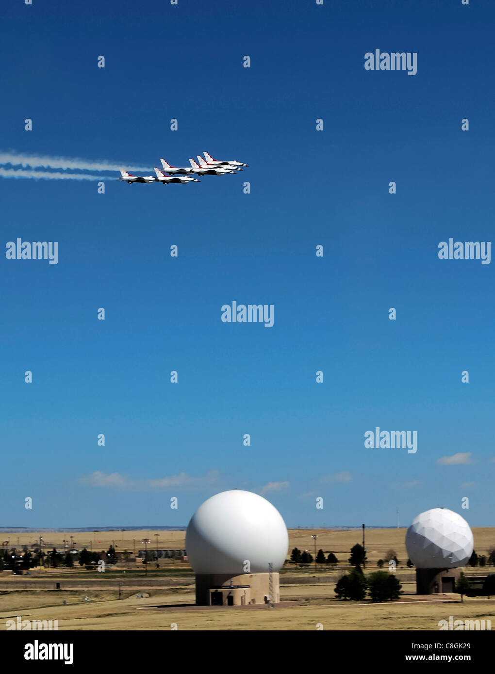 Airpower met space power at Schriever Air Force Base, Colo., as the U.S ...