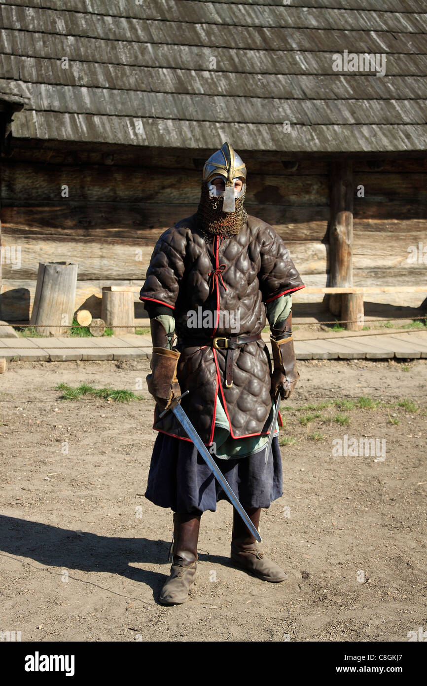 Jomsborg Vikings Hird reenactment group, Warsaw, Poland Stock Photo - Alamy