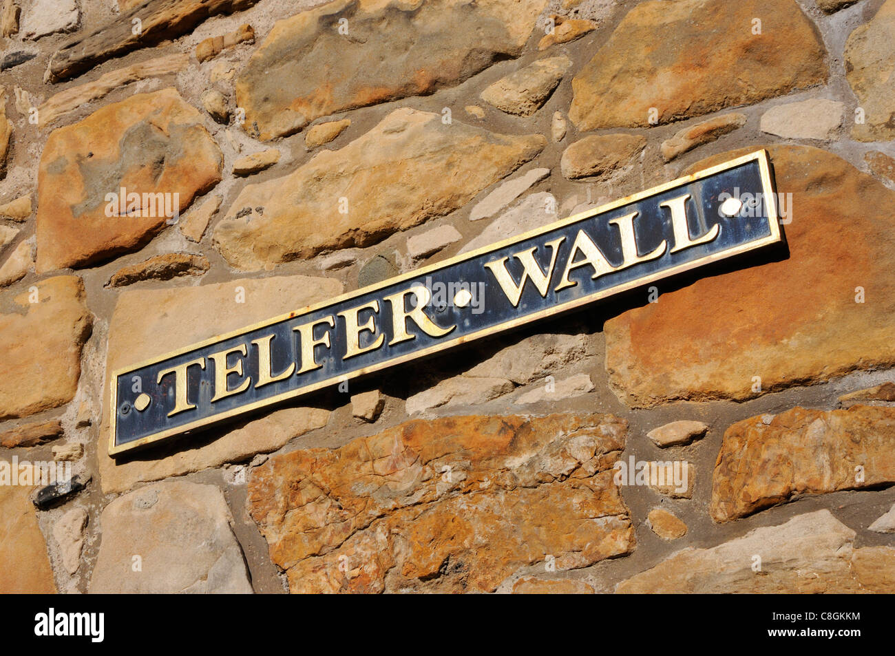 Edinburgh telfer wall hi-res stock photography and images - Alamy