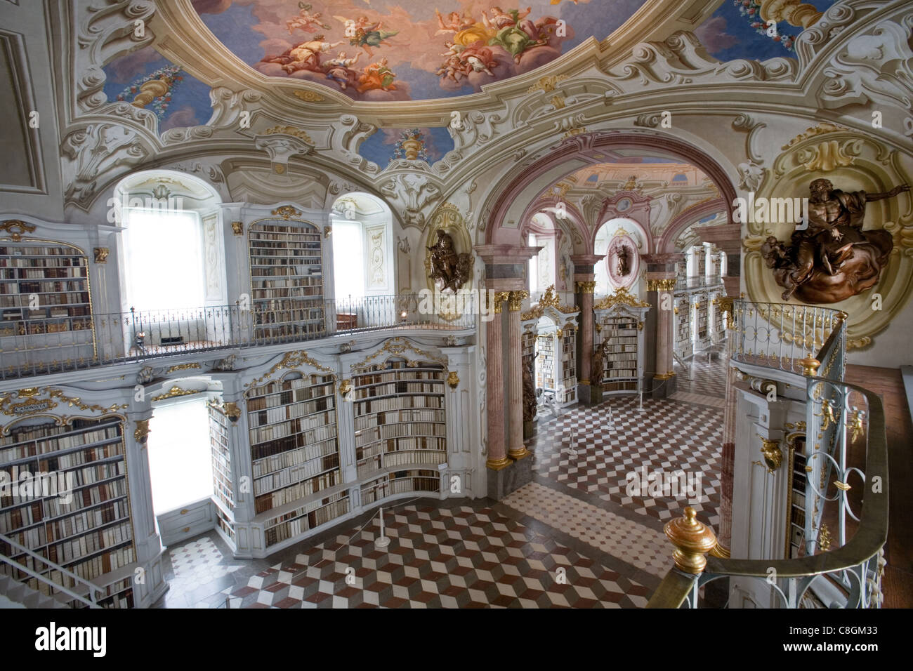 Admont Abbey Library, Austria Stock Photo, Royalty Free Image: 39704983 ...