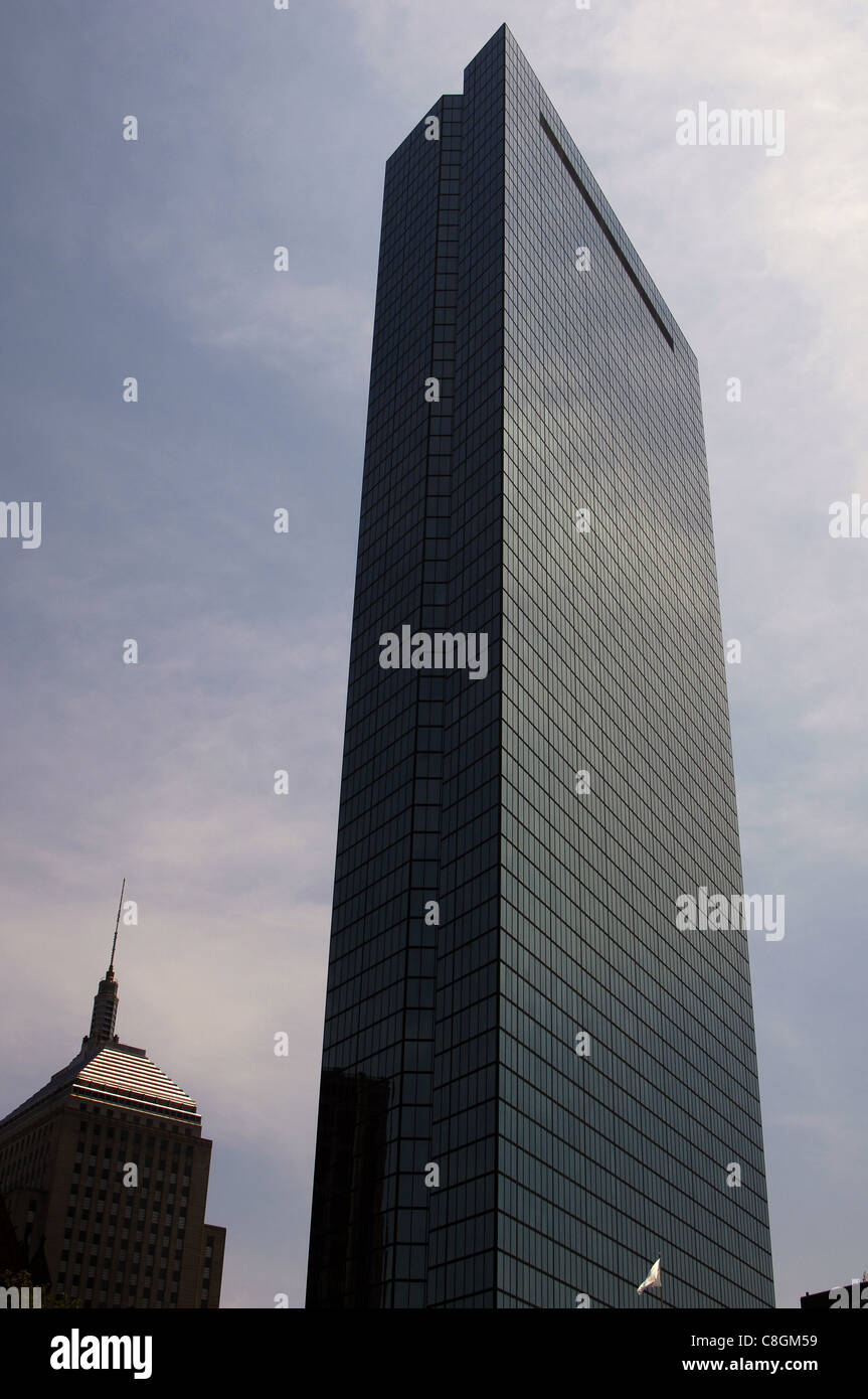 United States. Boston. John Hancock Tower, designed by IM Pei and Henry ...