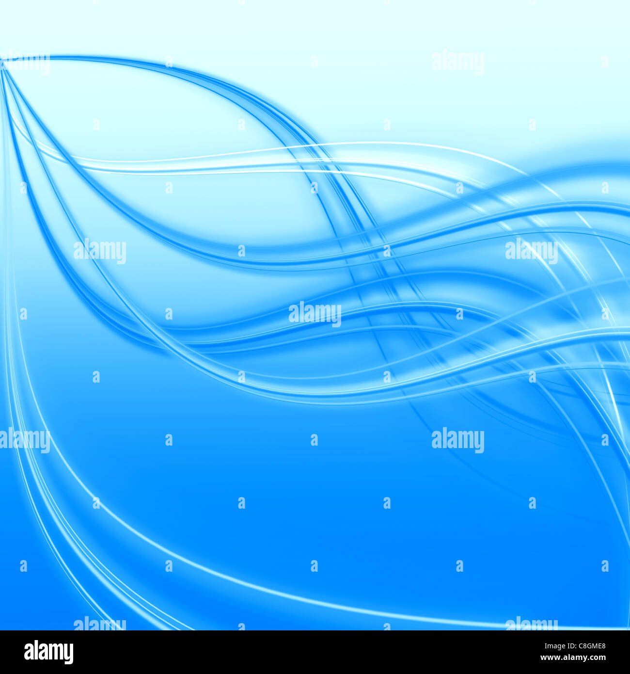 abstract blue waves Stock Photo - Alamy