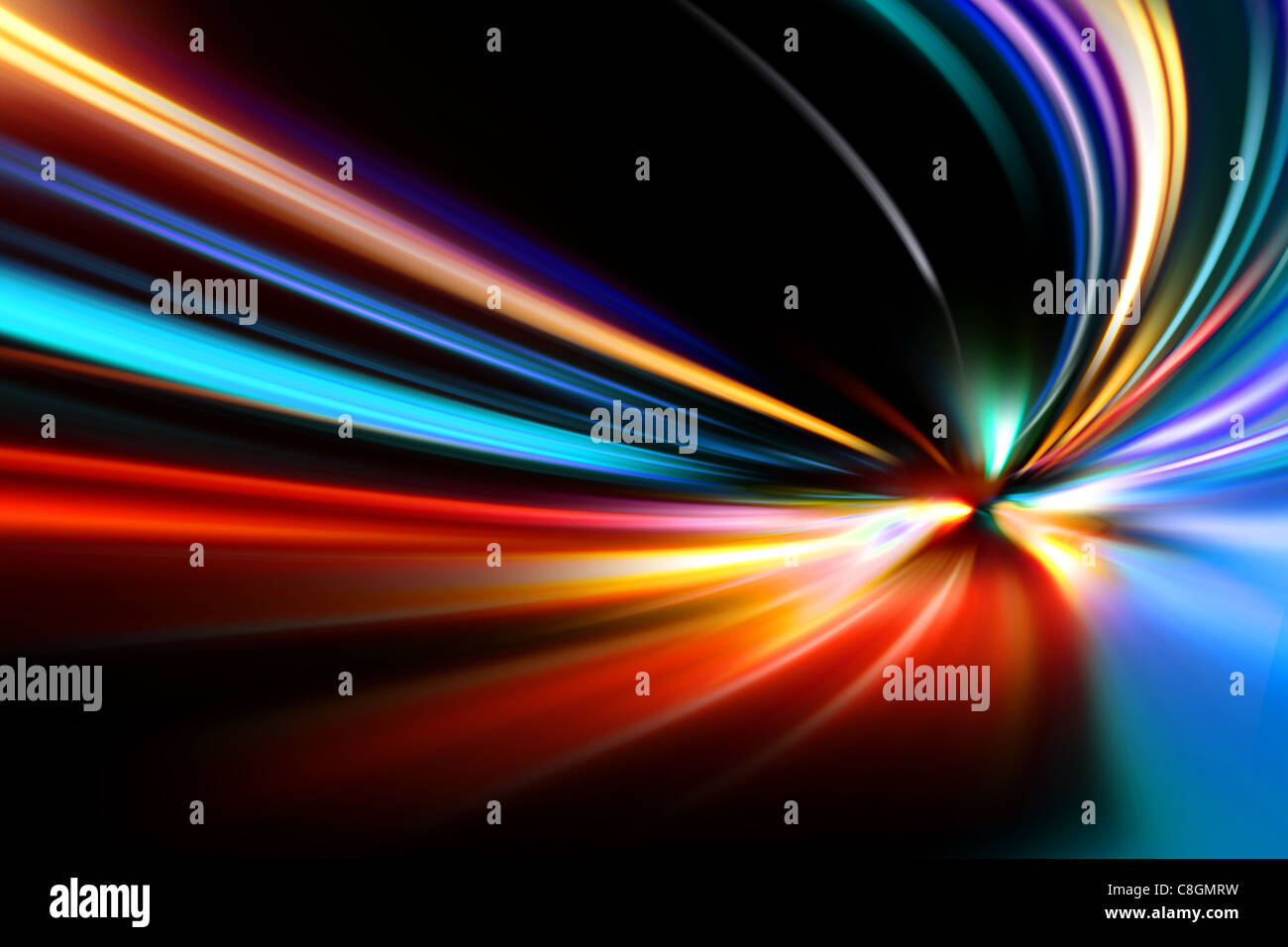 abstract night acceleration speed motion Stock Photo - Alamy