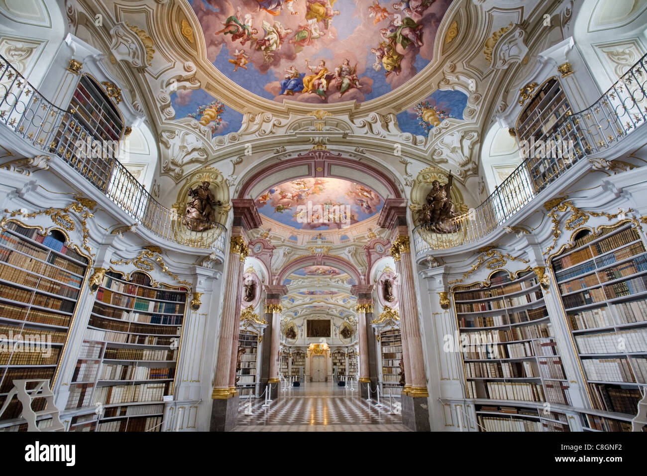 Admont Abbey Library, Austria Stock Photo - Alamy