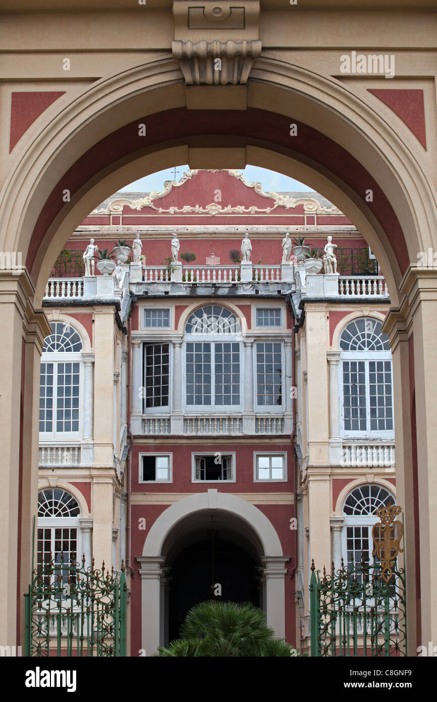 Genoa: The Royal Palace Stock Photo - Alamy