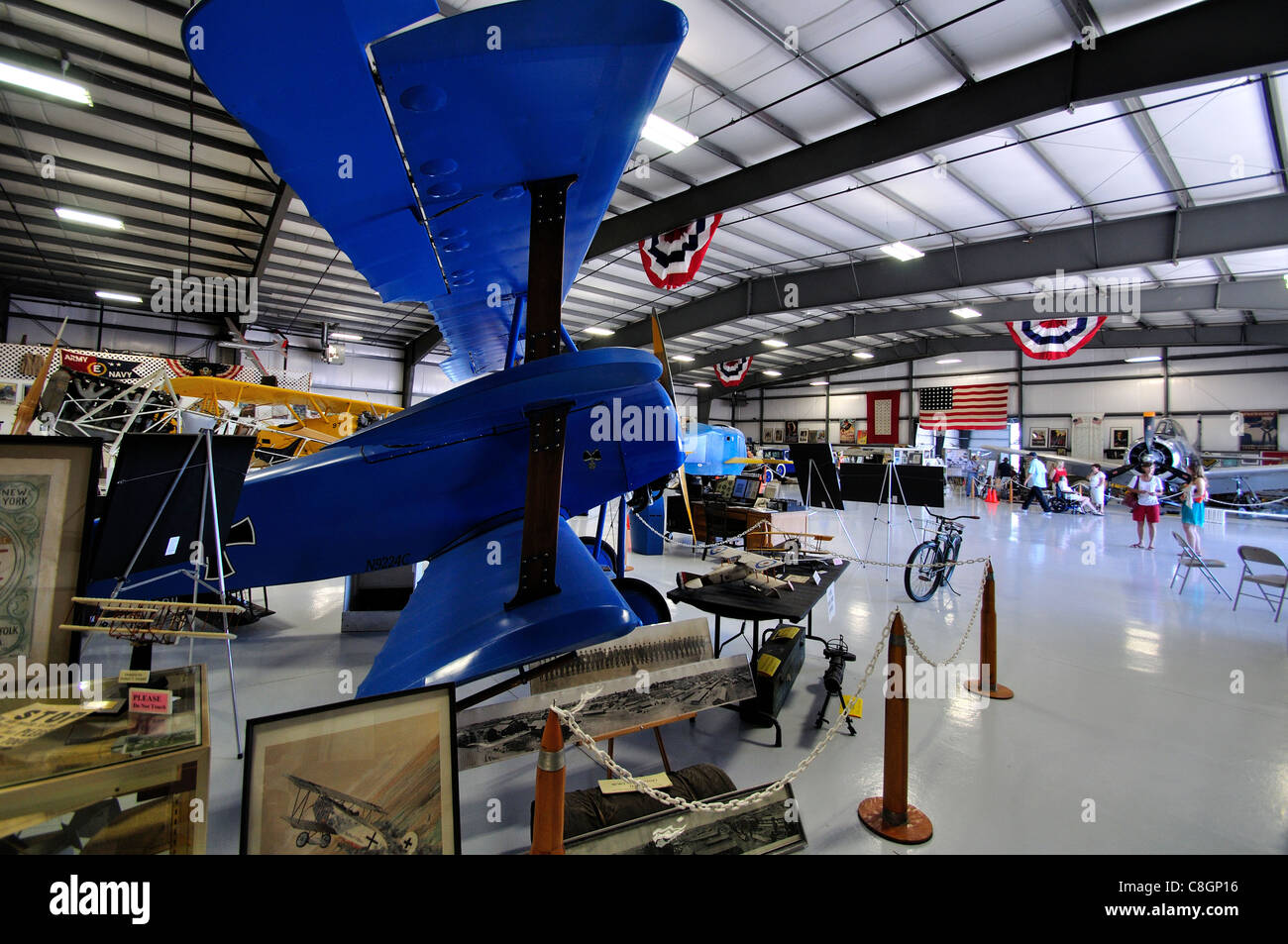 A Fokker DR tri-plane on display at the Warhawk Air Museum, Nampa ...