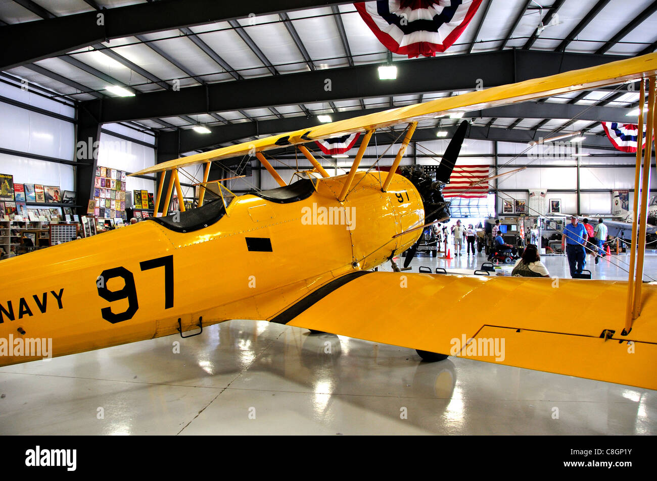 Navy N3N Trainer at the Warhawk Air Museum, Nampa, Idaho (the last ...