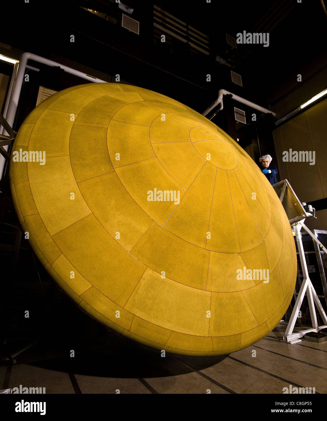 The Mars Science Laboratory's heat shield, the largest ever built for ...
