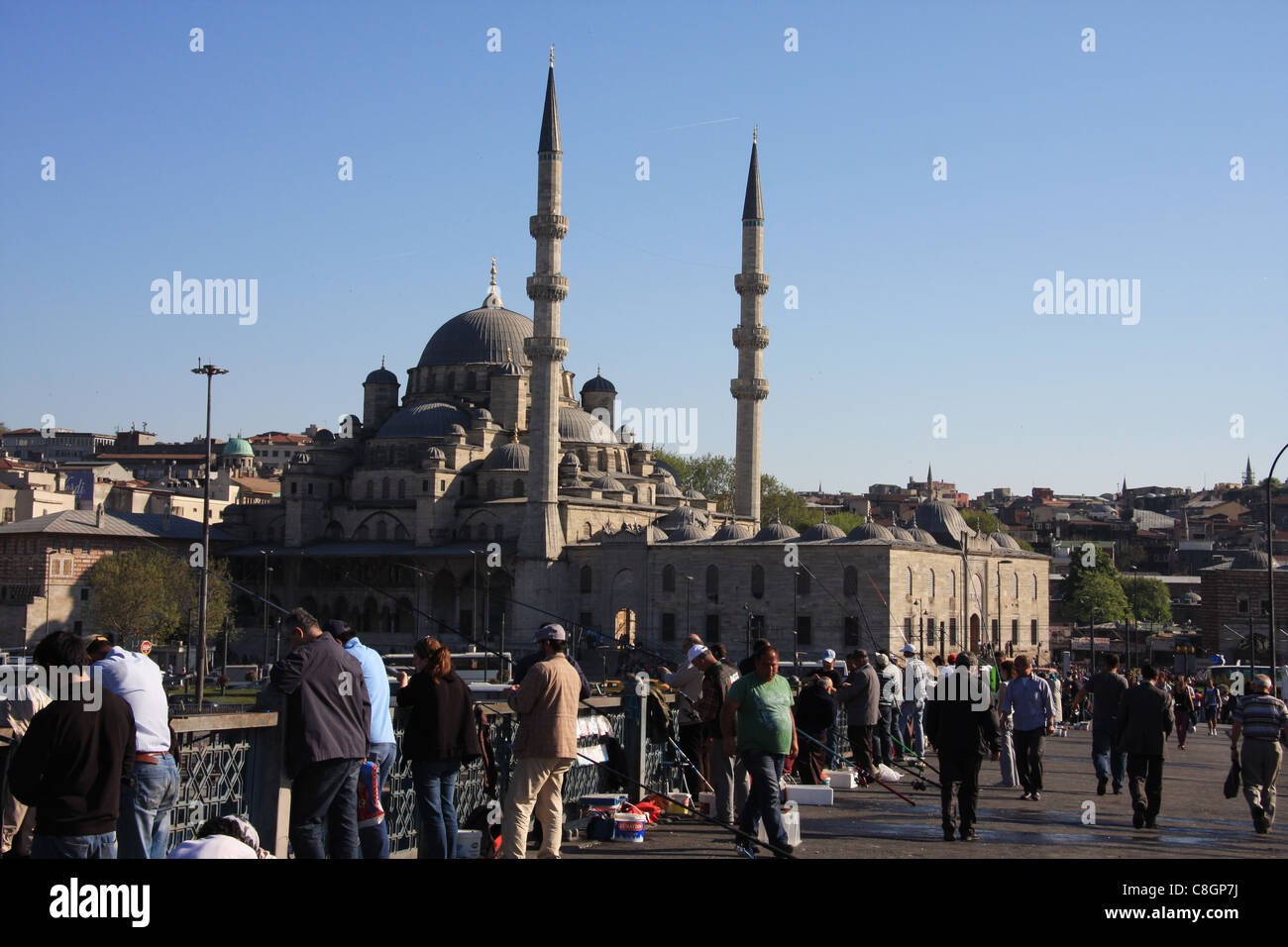 Istanbul, Turkey, Golden Horn, Halic, Eminönü, mosque, Yeni, Galata ...