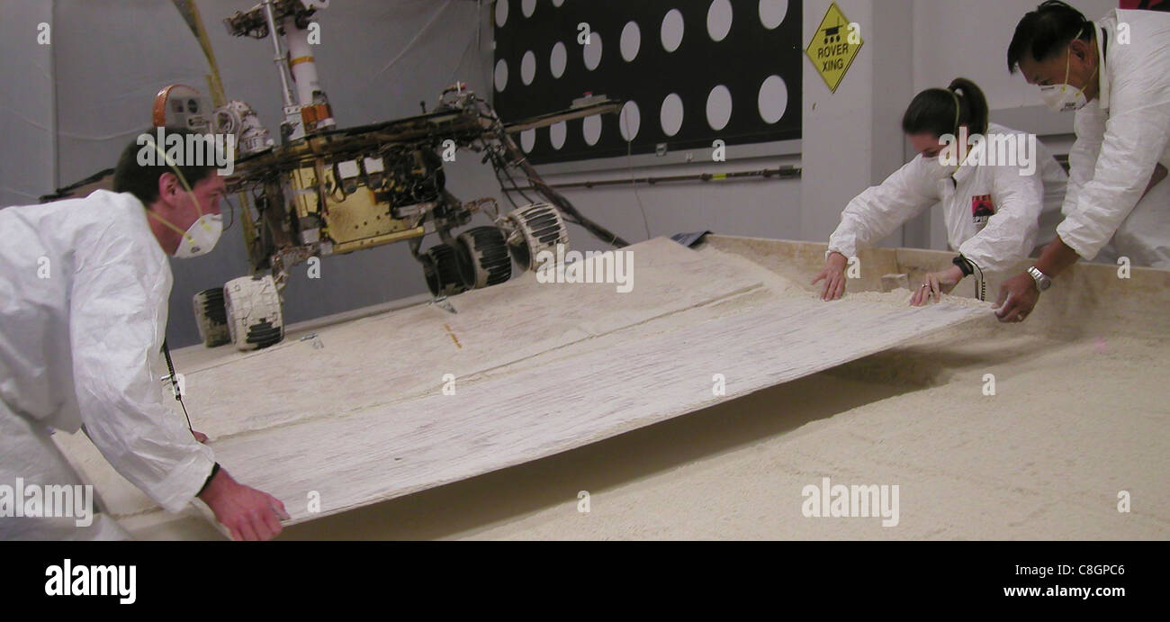 NASA's Jet Propulsion Laboratory prepares for rover tests on soft soil ...