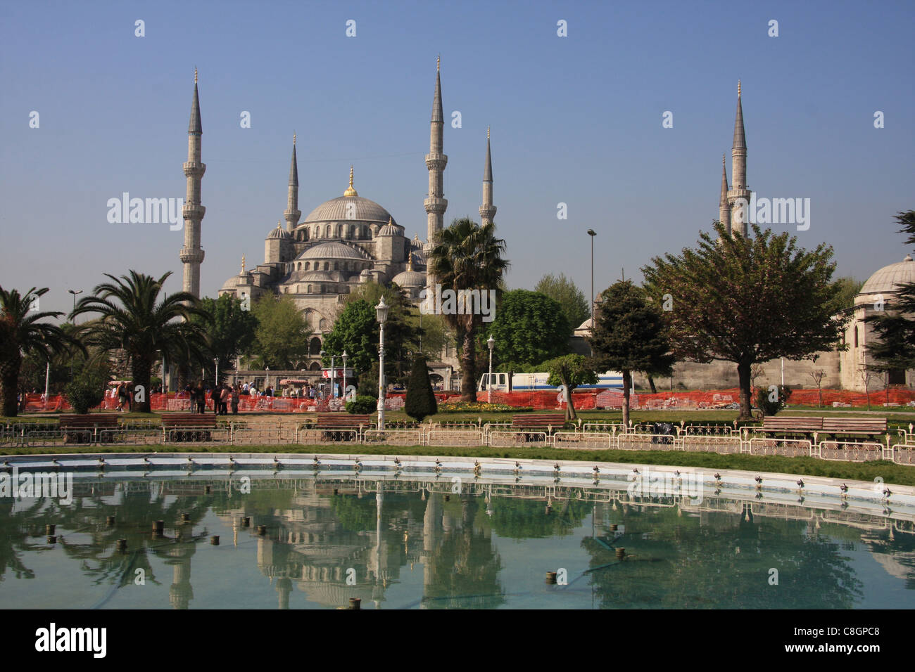 Minarets of blue mosque hi-res stock photography and images - Alamy