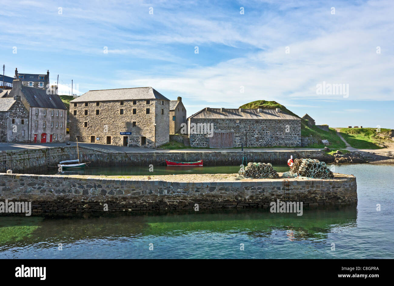 Old portsoy harbour buildings in hi-res stock photography and images ...