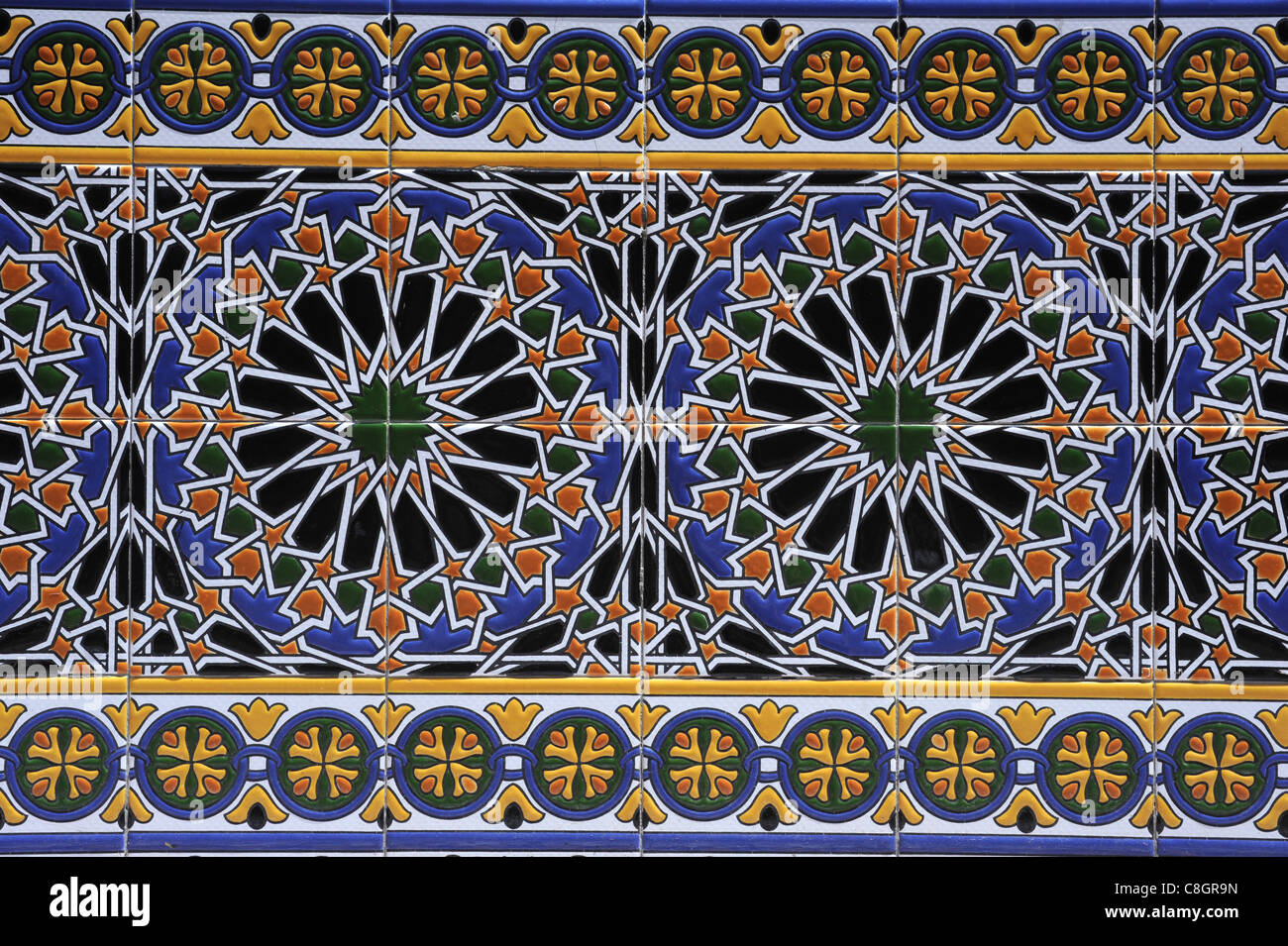 Argentina, South America, Mendoza, mosaic, colorfully, detail Stock ...